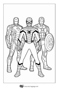 Spiderman Coloring Pages Printable Superhero Fun