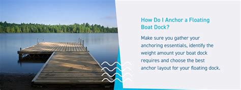 Boat And Dock Anchoring Faq Ez Dock