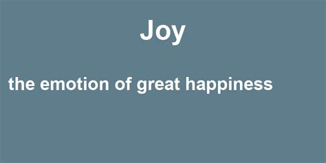 Joy In A Sentence 38 Real Example Sentences