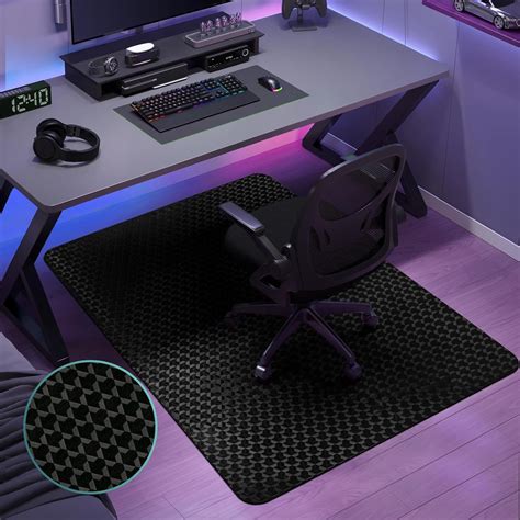 Office Chair Mat For Hard Floor 48x36 Anti Slip Pvc Computer Chair