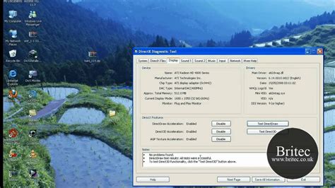 Directx Diagnostic In Windows 7