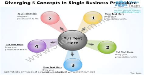 Pdf Free Business Powerpoint Templates Procedure Circular Flow Layout