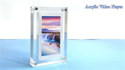 Acrylic Digital Photo Frame 57 Inch 1000mah Vertical Display Ips