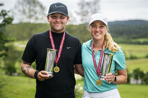 Norgesmesterskap I Golf Dorthea Forbrigd Og Kevin André Wright
