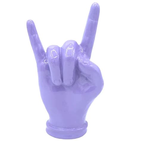 Corna Portafortuna Viola 16 Cm Corno Portafortuna