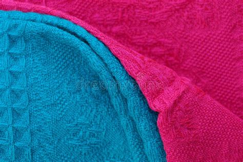 Texture Of A Set Of Colored Woolen Cloth Stock Image Image Of Design