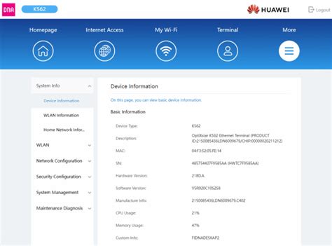 Käyttöönotto Dna Ethernet Ja Mesh Modeemi Wifi 6 K562 Dna