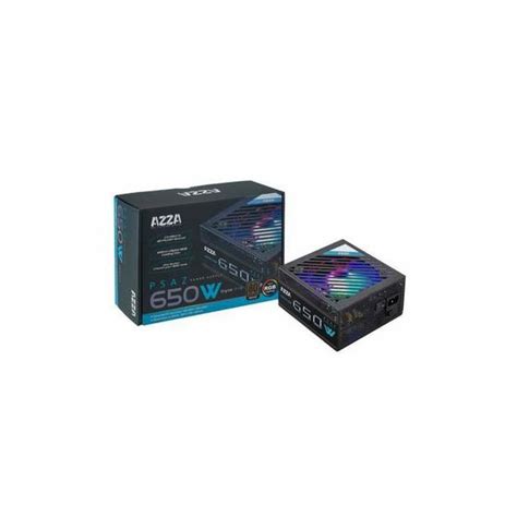 Fonte De Alimentacao Azza Psaz W Atx Nao Modular Plus Bronze Rgb Fonte de Alimentação