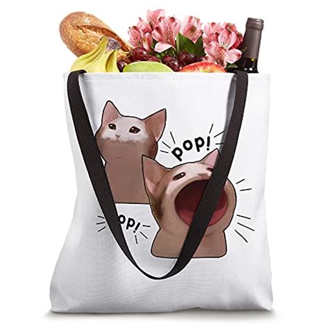 Funny Pop Cat Meme Tote Bag — 🛍️ The Retail Market