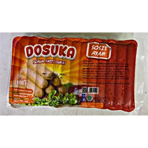 Jual Dosuka Sosis Ayam 1 Kg Shopee Indonesia