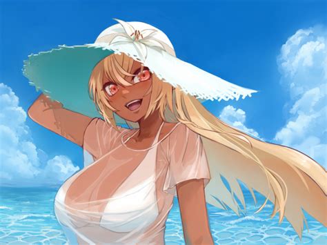 Rule 34 2021 Bikini Bikini Top Blonde Hair Cleavage Covered Nipples