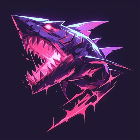 Premium Vector Goblin Shark Lurking In The Depths