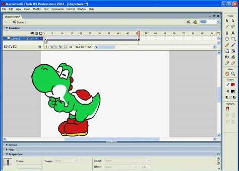 Flash Mx Motion Tween Effects Tutorial Youtube