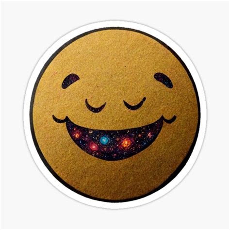 Weird Smiley Face Version 5 Sticker For Sale By Smileydan Redbubble