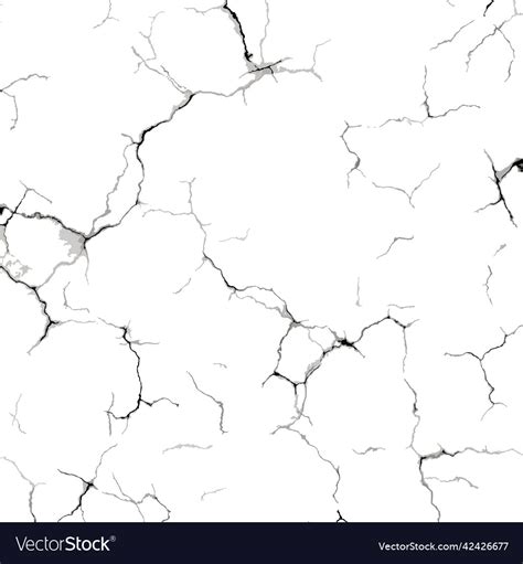 Grunge Style Cracked Texture Royalty Free Vector Image