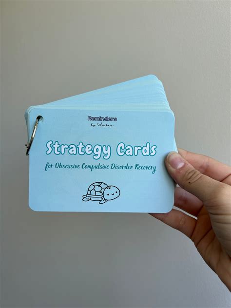 Ocd Strategy Cards Reminders By Amber