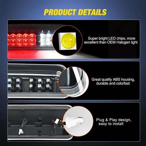 Ip68 Waterproof Light Suparee Led Third Brake Light For 2004 2008 Ford