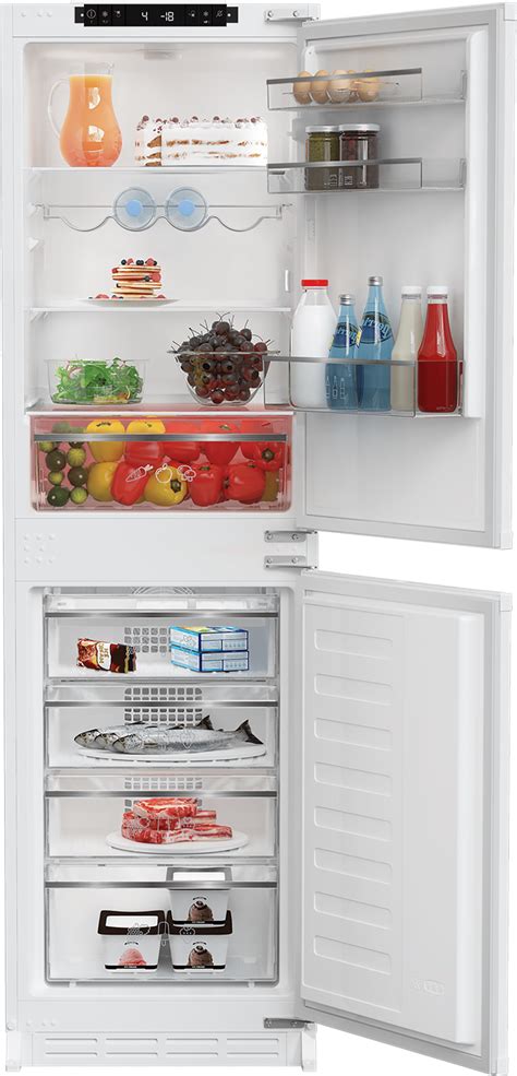 Blomberg Kne4564evi Integrated 5050 Frost Free Fridge Freezer With Vitamincare Technology