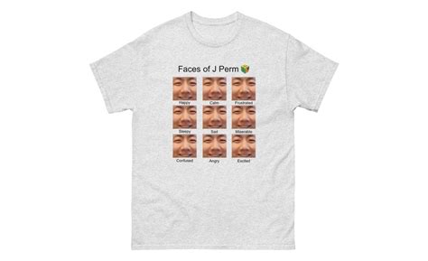 Faces Of Jperm Meme Shirt Rubiks Cube Clothing Speedcubeshop