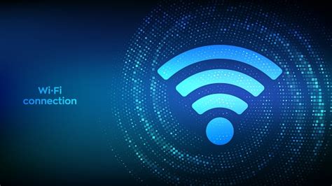 Wifi 네트워크 아이콘입니다 Wifi 기호 Wlan 액세스 무선 핫스팟 신호 기호 모바일 연결 영역 데이터 전송 라우터 모바일