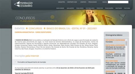 Ainda dá tempo se inscrever no concurso do Banco do Brasil 2023
