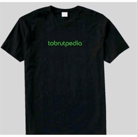 Jual Kaos Plesetan Tobrutpedia Shopee Indonesia