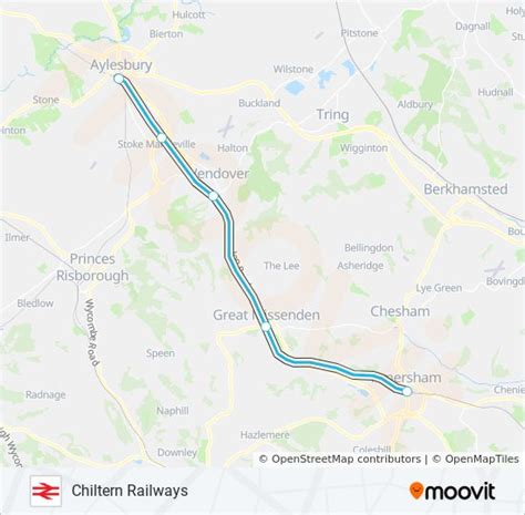 Chiltern Railways Maps Of Routes