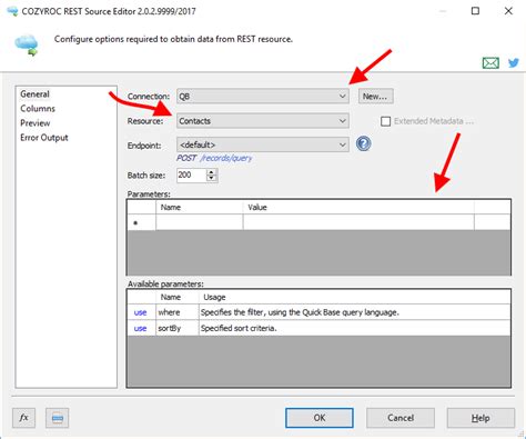 Quickbase Connection Cozyroc