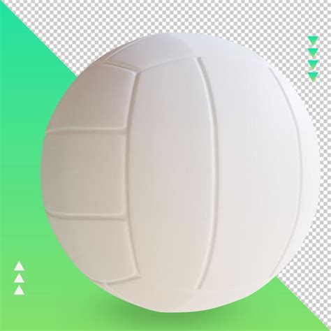 Premium Psd D Sport Ball Netball Rendering Left View