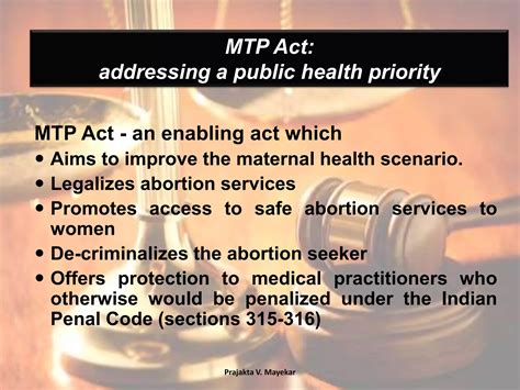 Medical Termination Of Pregnancy Act Pptx