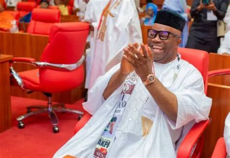 Breaking Godswill Akpabio Sworn In As Senate President Kristina Reports