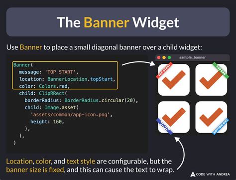 syed samad shah on linkedin discover the flutter banner widget to add