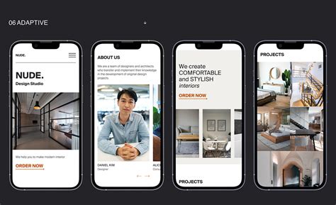 Landing Page Nude Design Studio Behance Landing Page Nude Design Studio Behance