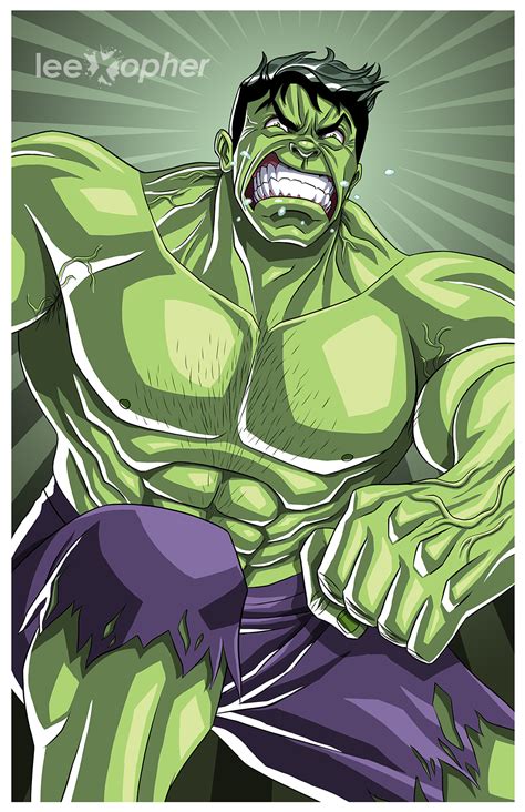 Hulk Art Print — Lee Xopher