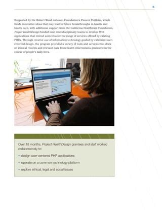 Project HealthDesign Round One Final Report PDF