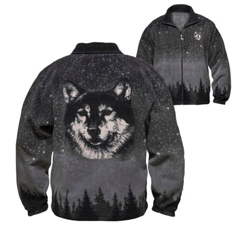 Wolf Coats Fleece Hot Sale