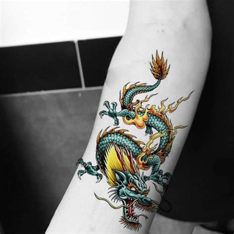 Green Dragon Tattoo