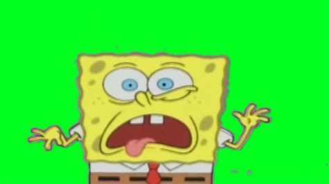 Spongebob Green Screen Spongebob Goes Crazy Youtube