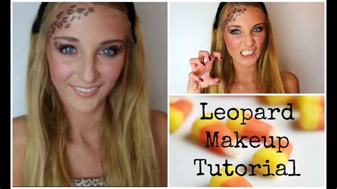 Leopard Halloween Makeup Tutorial Youtube