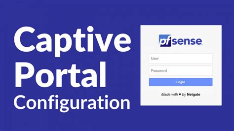 PfSense Captive Portal Configuration