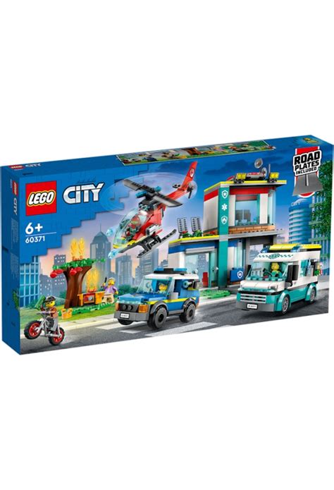 LEGO CITY 60371 Hauptquartier Rettungsfahrzeuge - LEGO® CITY ...