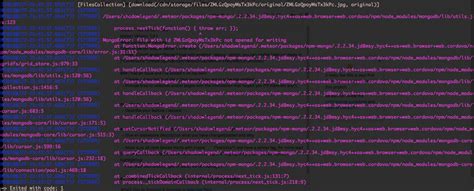 Mongoerror File With Id Xxx Not Opened For Writing · Issue 584