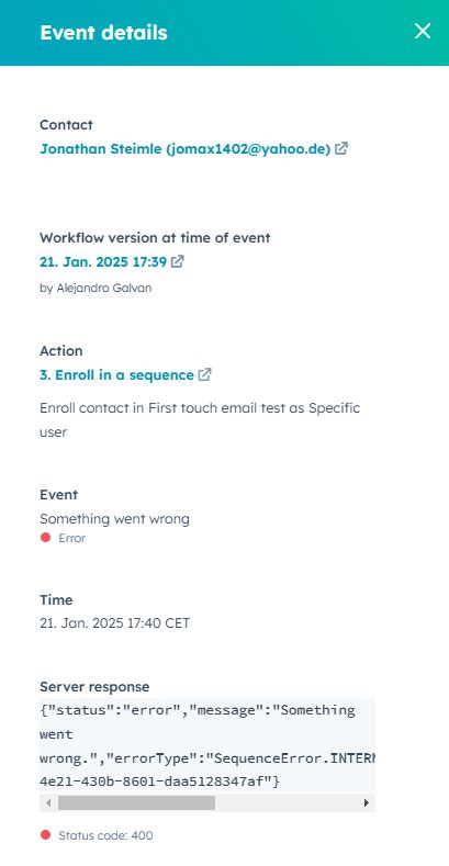 Solved Hubspot Community Sequence Emails Not Sending Within Workflow Hubspot Community