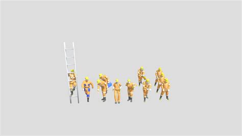 Constructiin Worker 112 Download Free 3d Model By Cloudhubomniteam