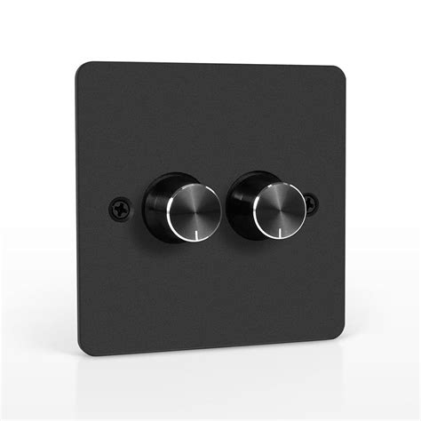 Mosiee Dc12v24v Led Switch 2 Gang 120w For Pwm Dimmer Push Onoff