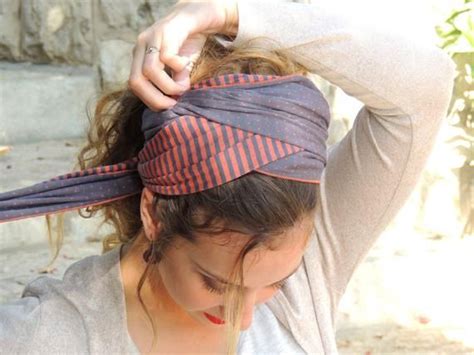 Cómo Atar Mi Bufanda En Diagonal Increíble Diadema Bandana Tichel