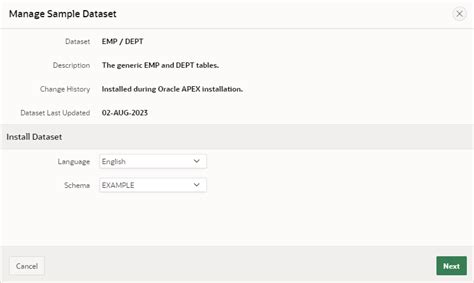 Using Sample Datasets