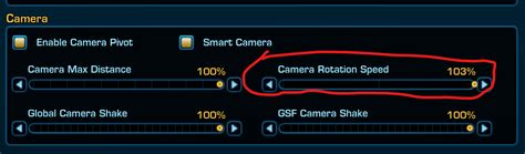 Bug Camera Rotation Speed Settings Public Test Server Swtor Forums