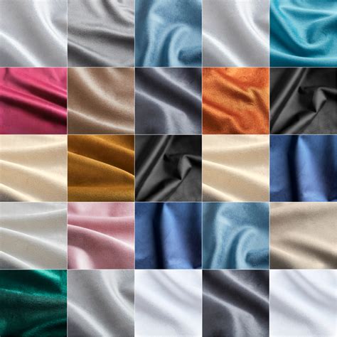 2025 Premium Soft Plain Plush Velvet Fabric Luxurious Manorcroft Beds Ottomans Divans