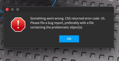 Csg Failures Page Studio Bugs Developer Forum Roblox